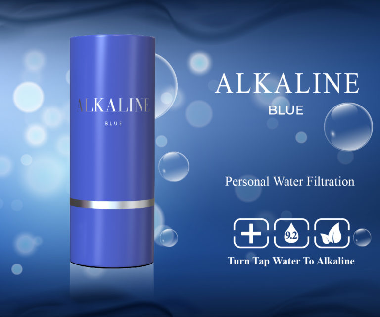 Alkaline Blue | Alkaline Water Bottle | Personal Water Filtration